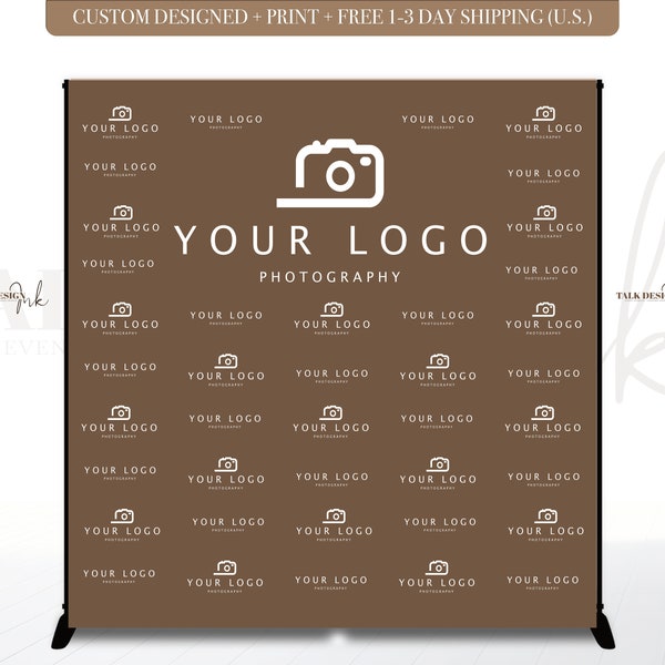 Custom Logo Backdrop - Etsy