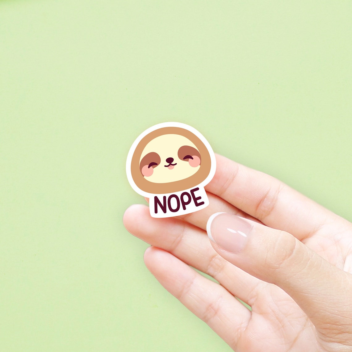 Sloth Stickers Cute Sloth Sticker Set Sticker Pack Cute - Etsy