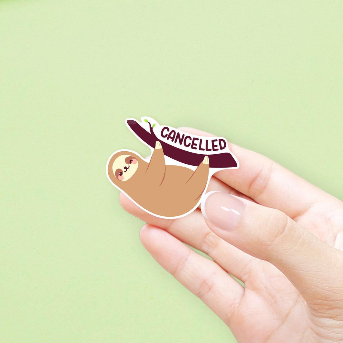 Sloth Stickers Cute Sloth Sticker Set Sticker Pack Cute - Etsy