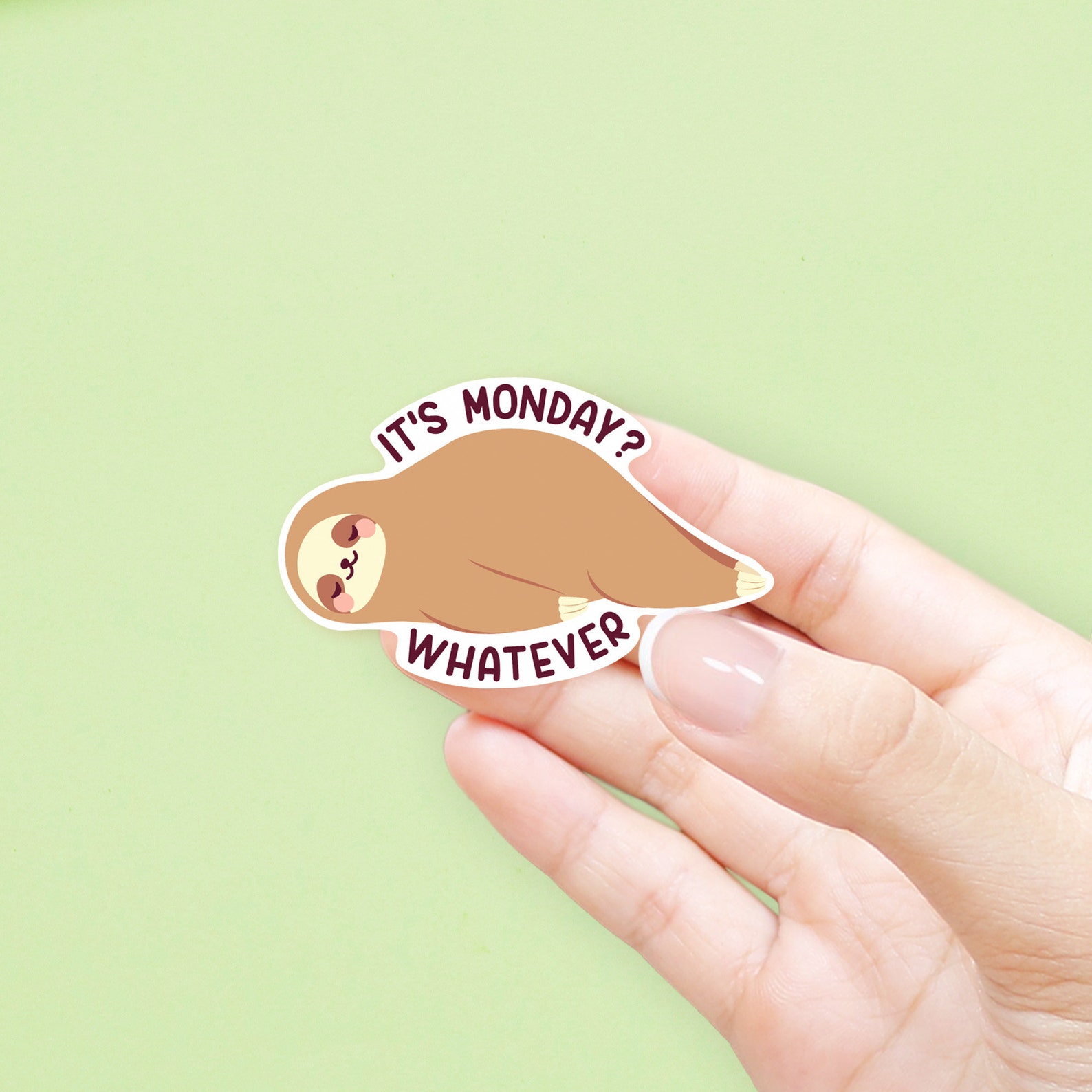 Sloth Stickers - Cute Sloth Sticker Set - Sticker Pack - Cute Stickers ...