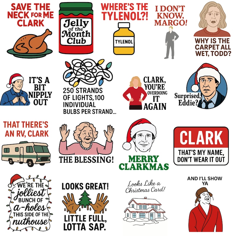 Christmas Vacation SVG Bundle | You Serious Clark?, Merry Clarkmas ...