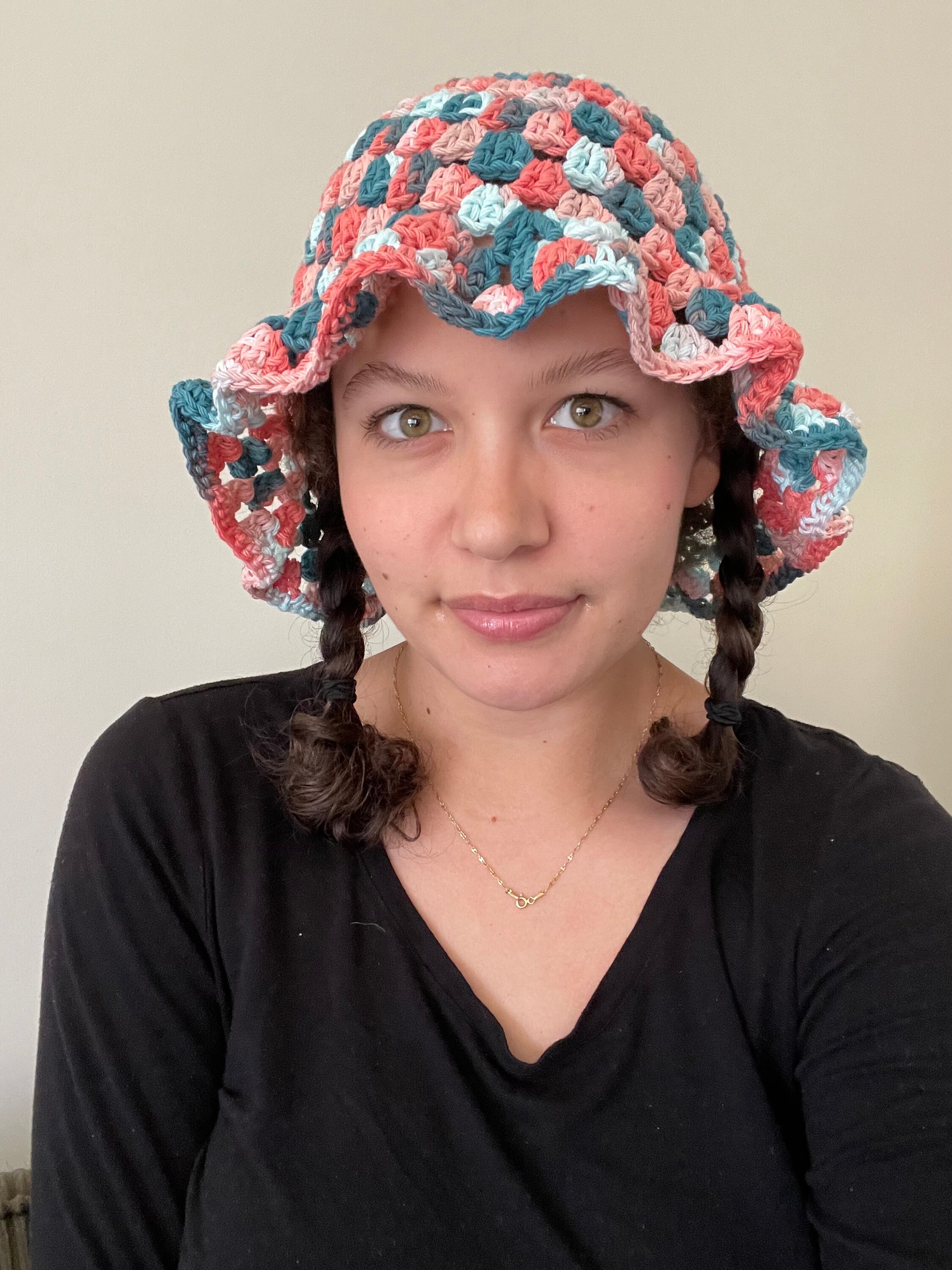 Bucket Hat Crochet Hat Granny Stitch Bucket Hat - Etsy