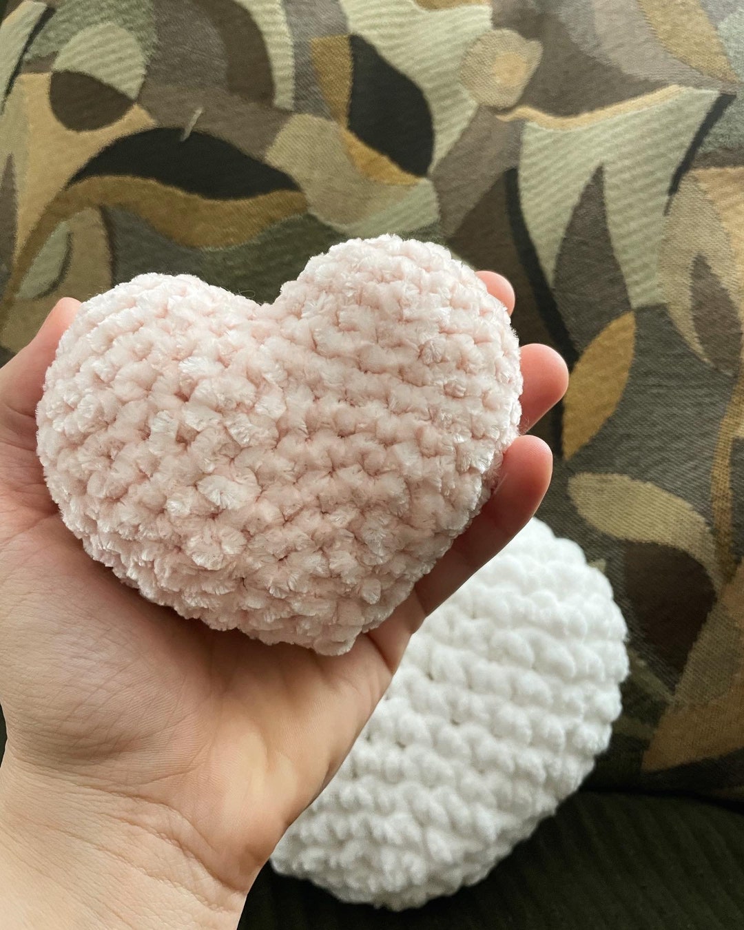 Jumbo Heart Crochet Pattern - Etsy