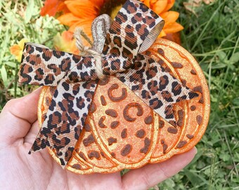 Leopard Pumpkin Car Freshie, Pumpkin Freshie, Leopard Print Freshie - Etsy
