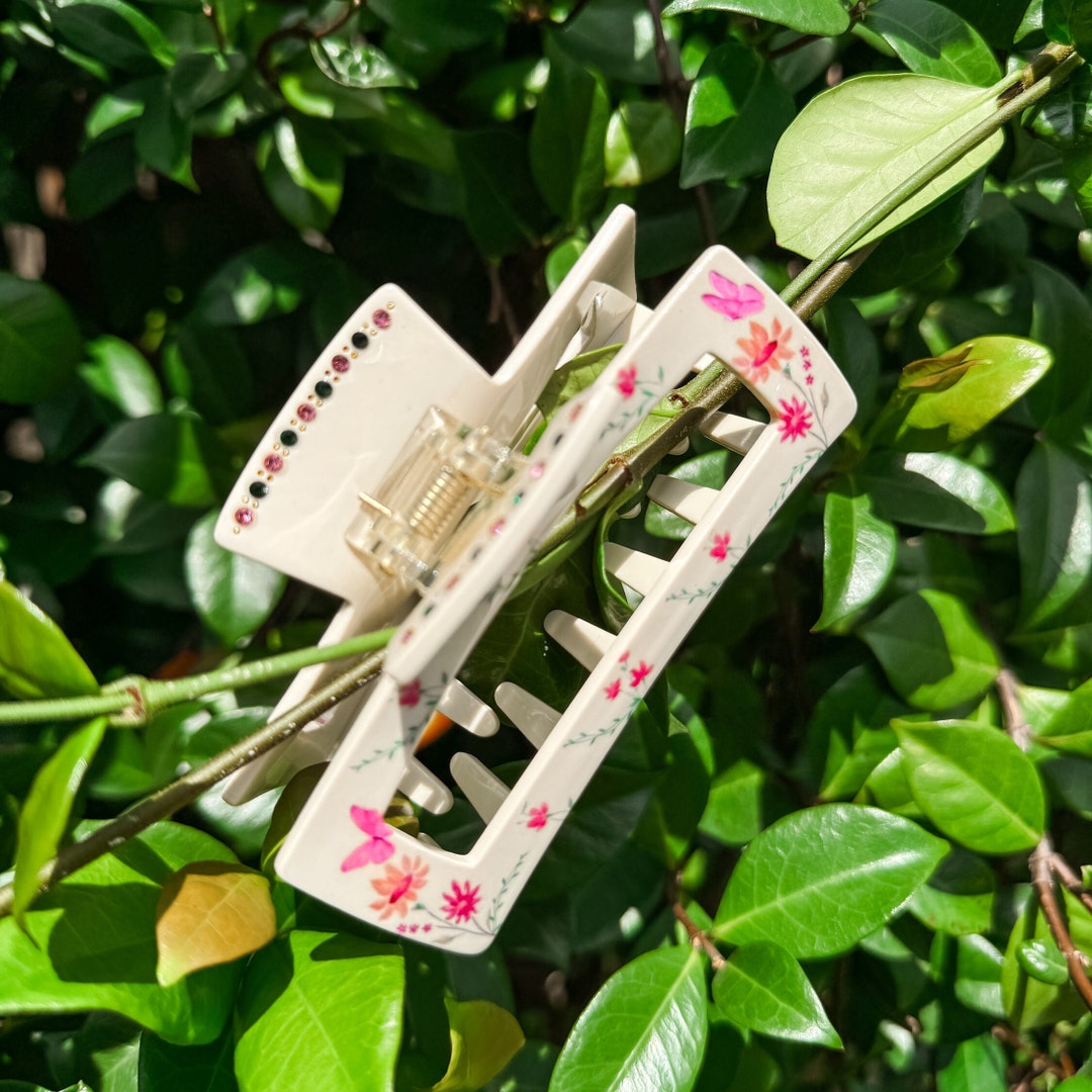 Wildflower Claw Clips - Etsy