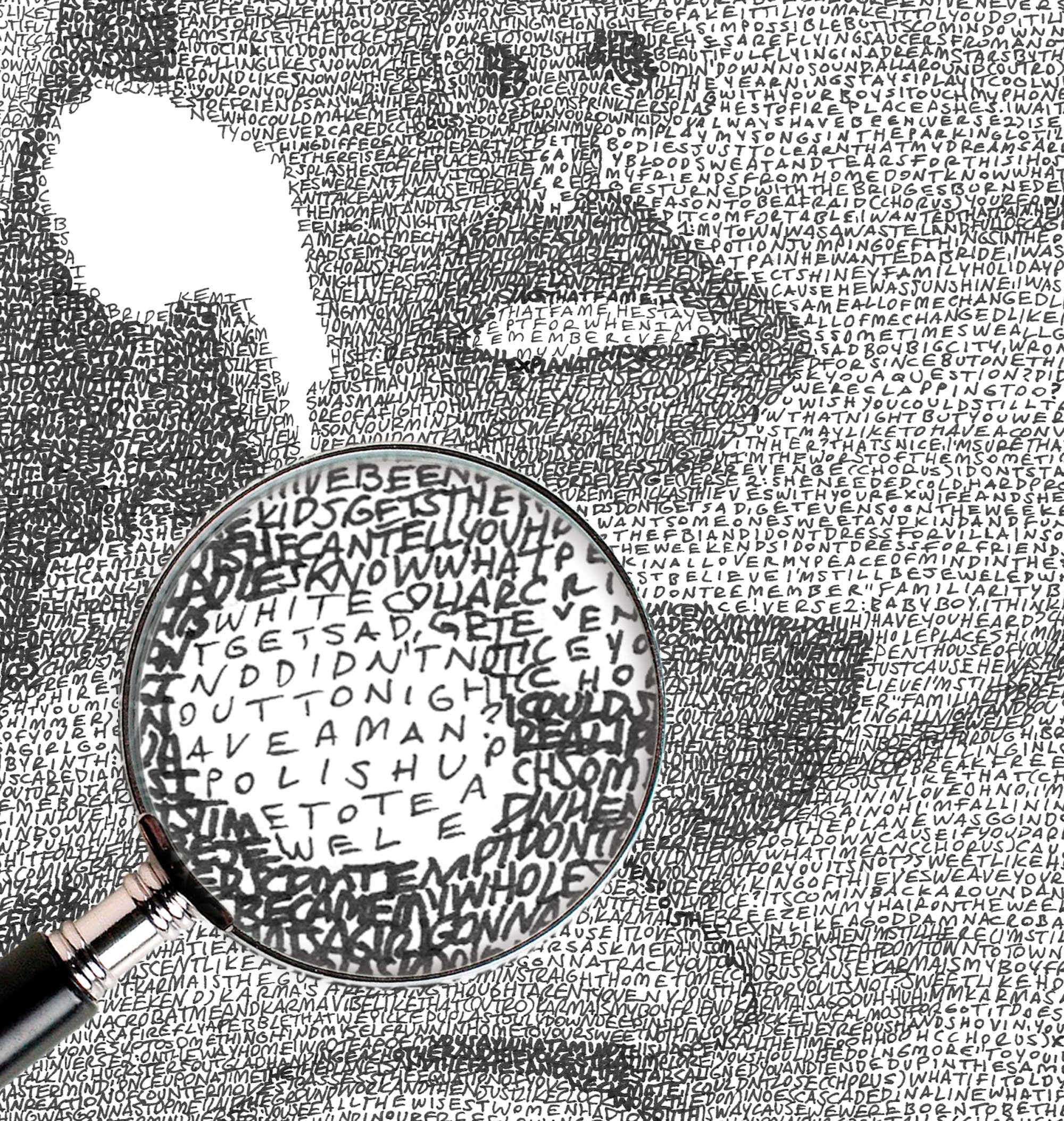 Taylor Swift Midnights Handwritten Album Lyrics Poster Art - Etsy