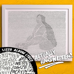 Lizzo - Cuz I Love You - Handwritten Album Lyrics Poster Art - Etsy