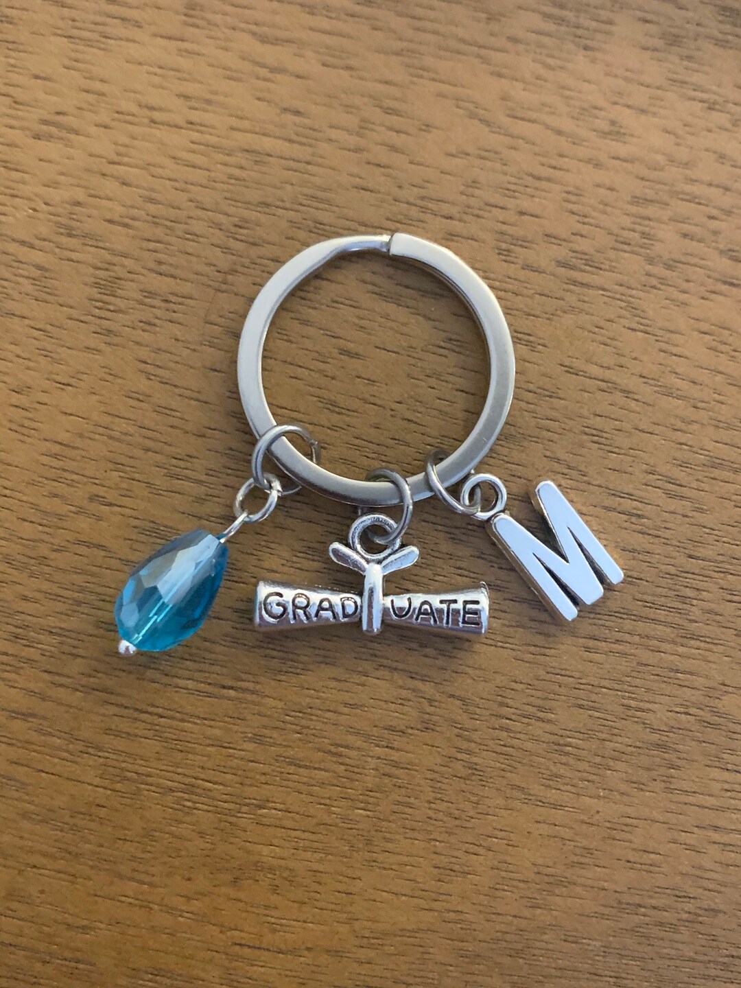 Graduation Charm Keychain • Class of 2025 • Class of 2024 • Initial ...