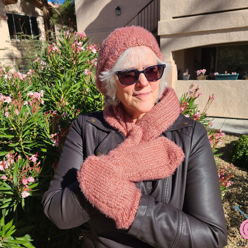 Scarf Mitten Set - Etsy