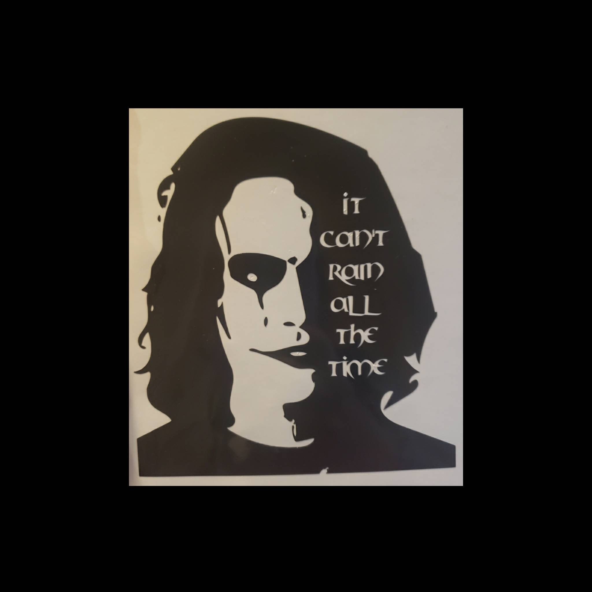 Paper The Crow Tell them Eric Draven sends his regards Vinyl Decal ...