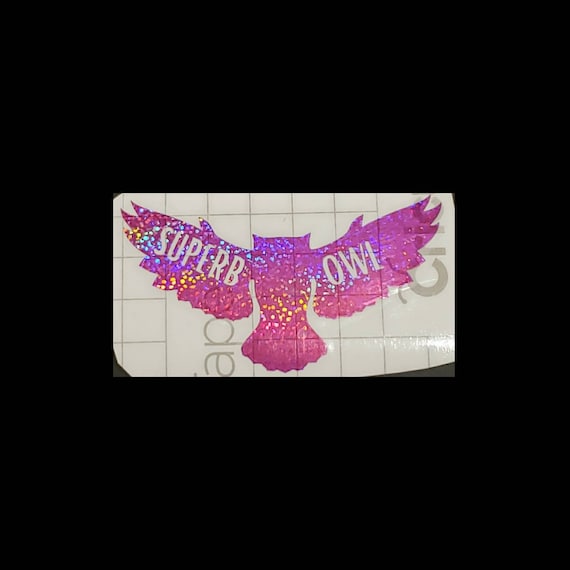 WWDITS Superb Owl Vinyl Decal | Etsy