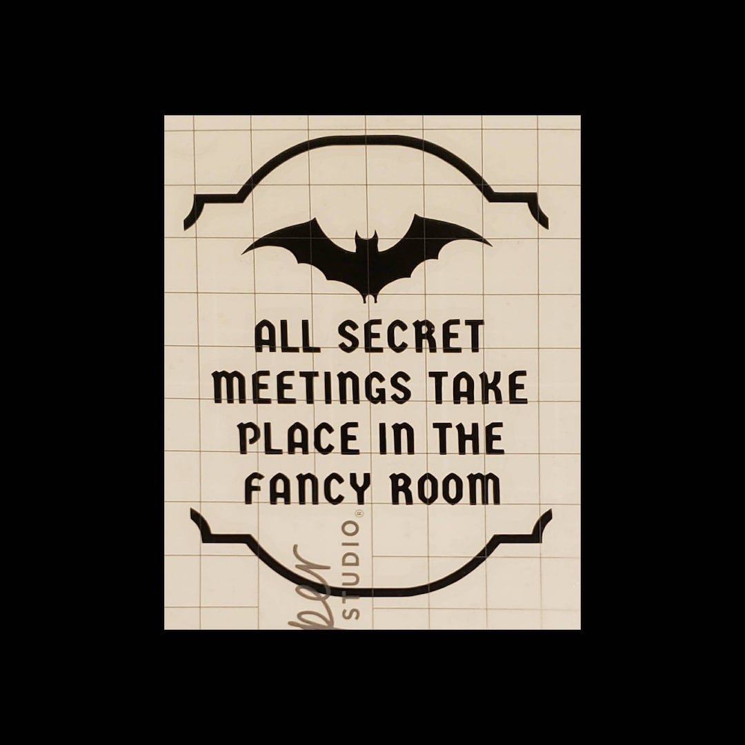 What We Do in the Shadows Inspired Vinyl Decal Secret Meetings - Etsy