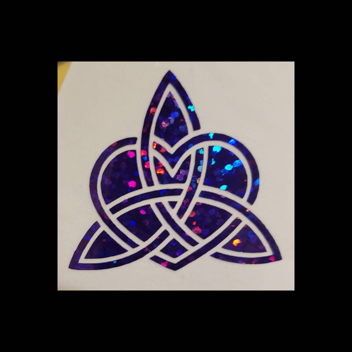 Celtic Heart and Trifecta Vinyl Decal 2 | Etsy
