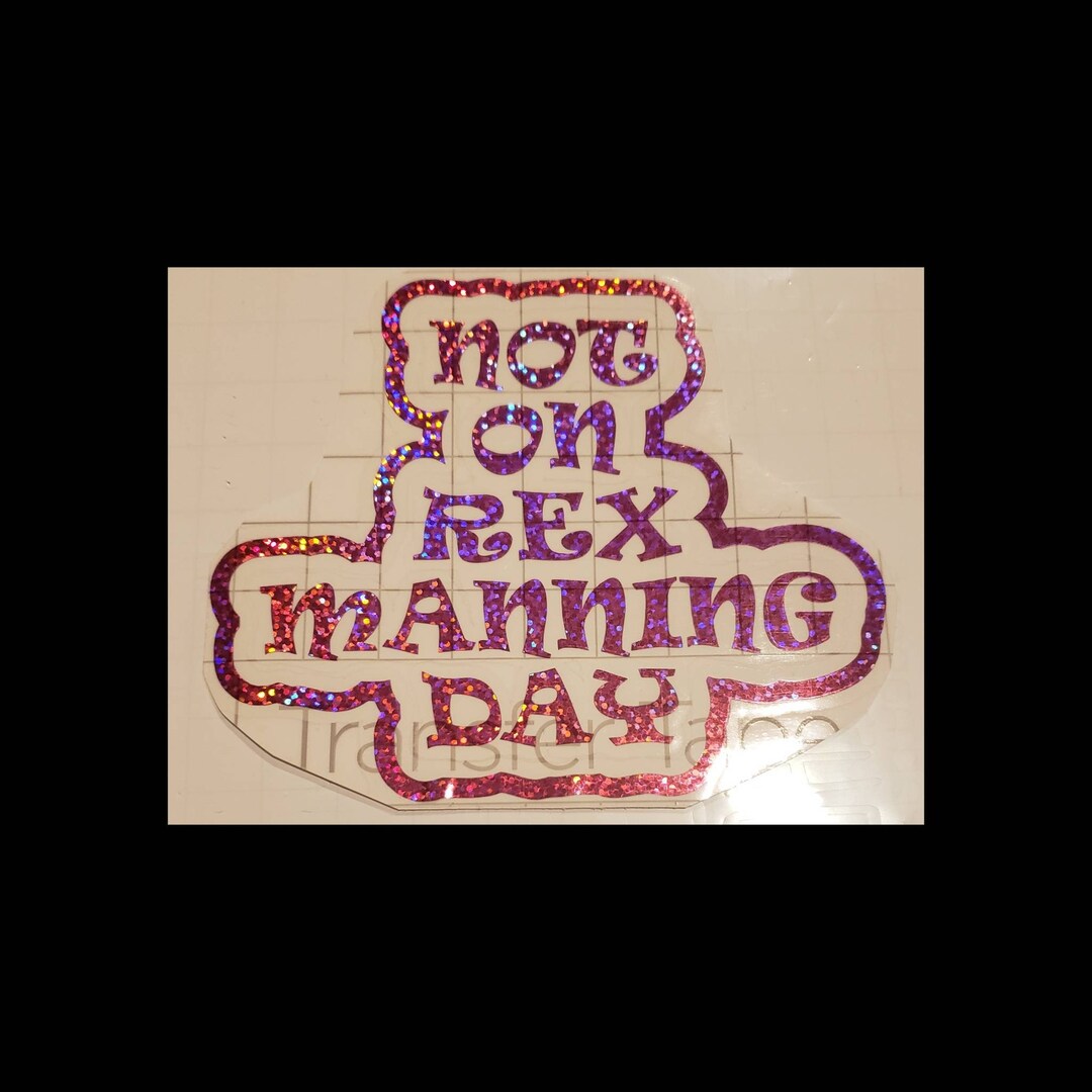 Empire Records Decal "not on Rex Manning Day" - Etsy