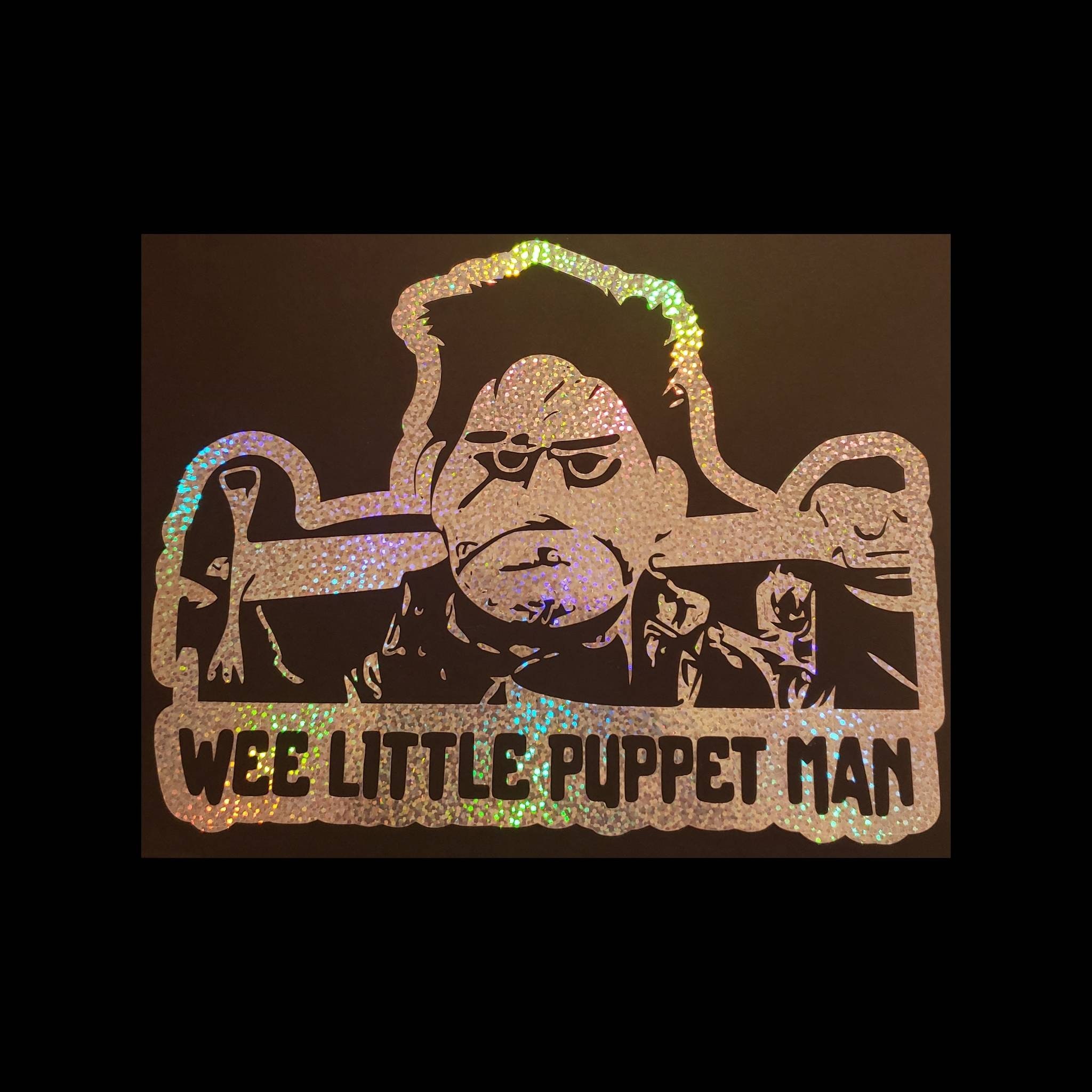 Wee Little Puppet Man BTVS Angel Decal for dark surfaces | Etsy Österreich