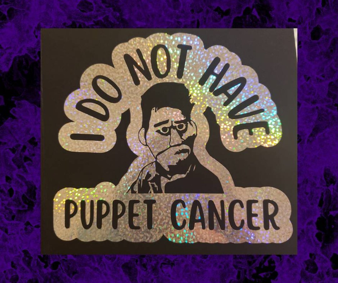 Angel Vinyl Decal, Puppet Cancer, Wee Little Puppet Man, BTVS, Buffy ...