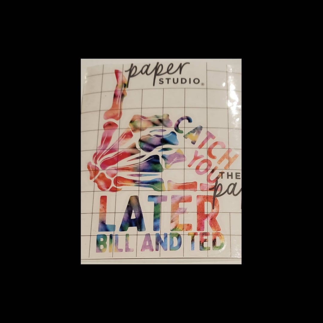 Catch You Later Bill and Ted Vinyl Decal, Comes With a Duplicate Decal ...