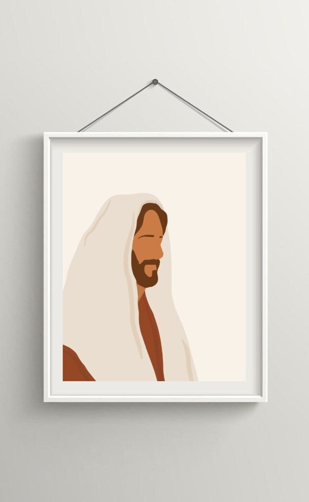 JESUS CHRIST ILLUSTRATION Jesus Christ Religious Art Print - Etsy