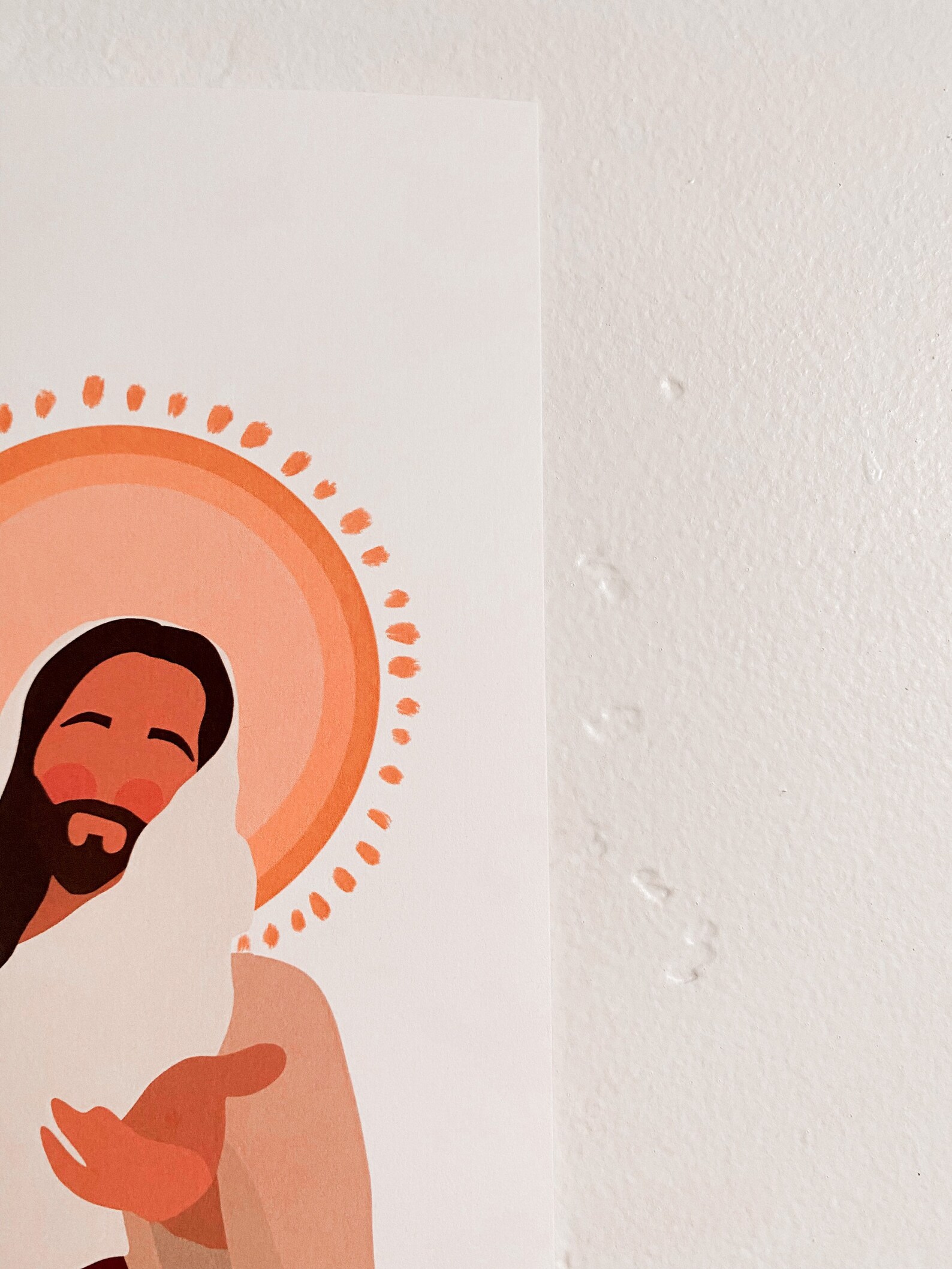 JESUS CHRIST ILLUSTRATION Jesus Christ Religious Art Print - Etsy