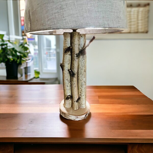 Birch Lamp Shade - Etsy