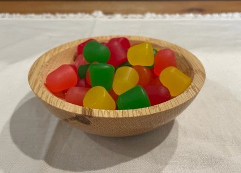 White Oak Wood Bowl, Valley Oak Wood Bowl, Figured Oak, Candy Dish ...