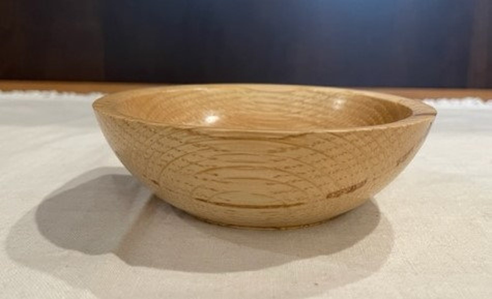 White Oak Wood Bowl, Valley Oak Wood Bowl, Figured Oak, Candy Dish ...