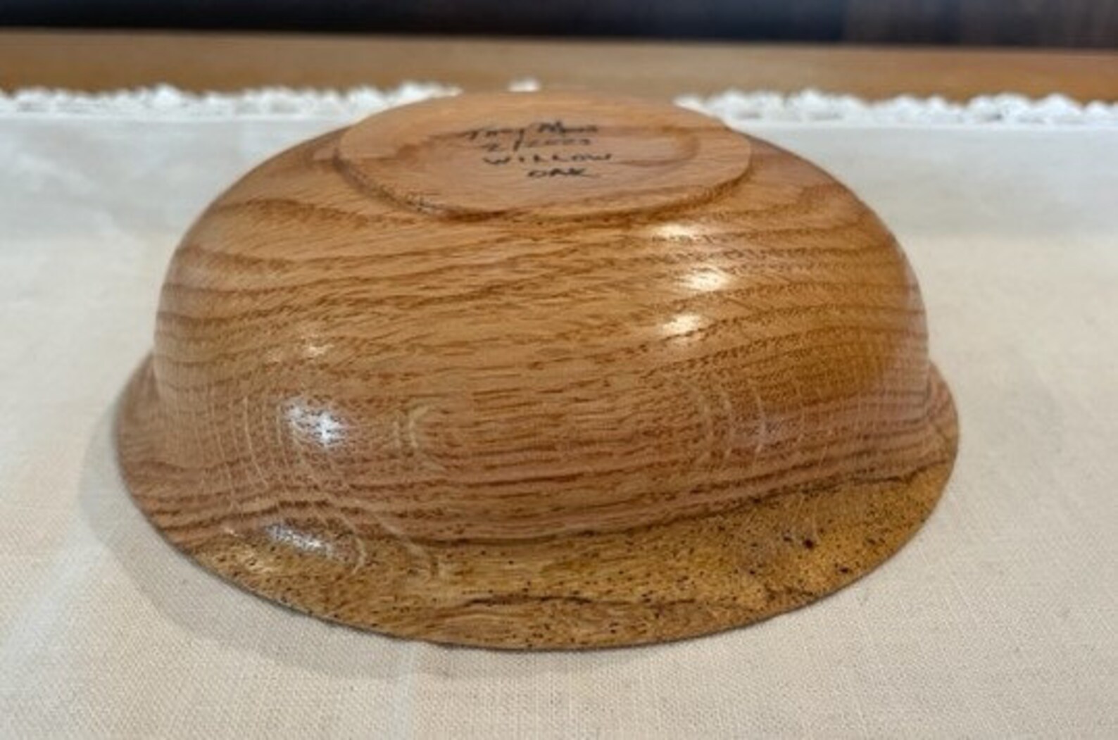 Red Oak Wood Bowl Willow Oak Spalted Oak Wood Bowl Hand - Etsy