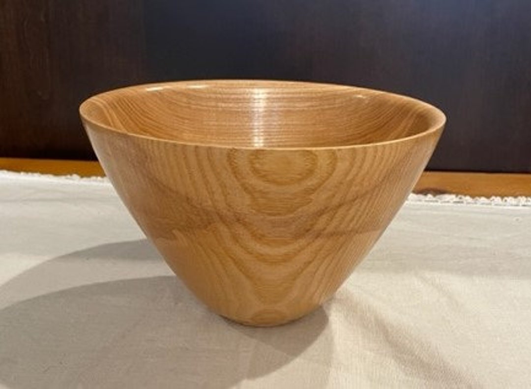 Ash Wood Bowl, Green Ash, Loaded With Color, Hand Turned, Large Deep ...