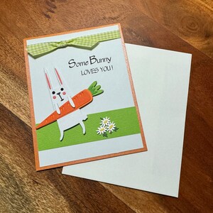 Some Bunny Loves You Easter Card - Etsy
