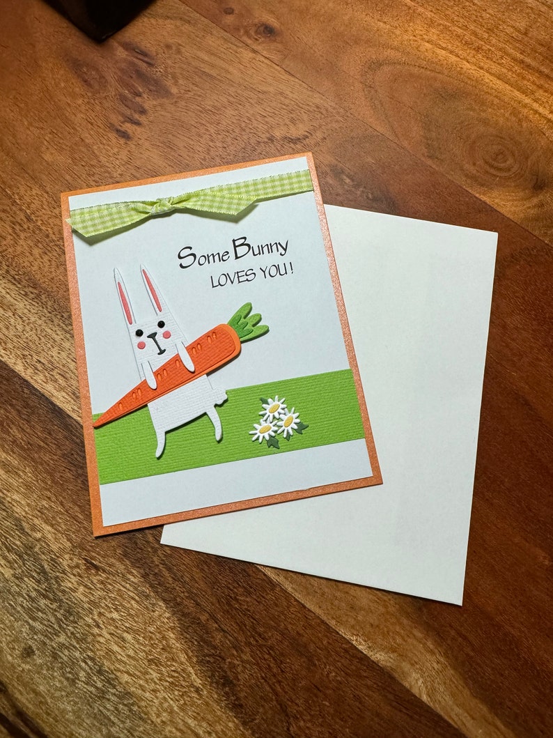 Some Bunny Loves You Easter Card - Etsy