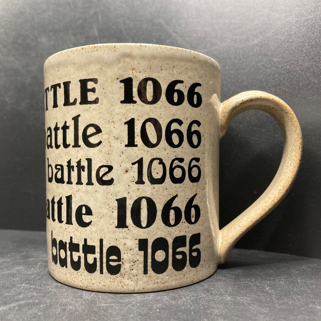 Vintage Battle 1066 Battle of Hastings Stoneware Mug Craft Collection ...