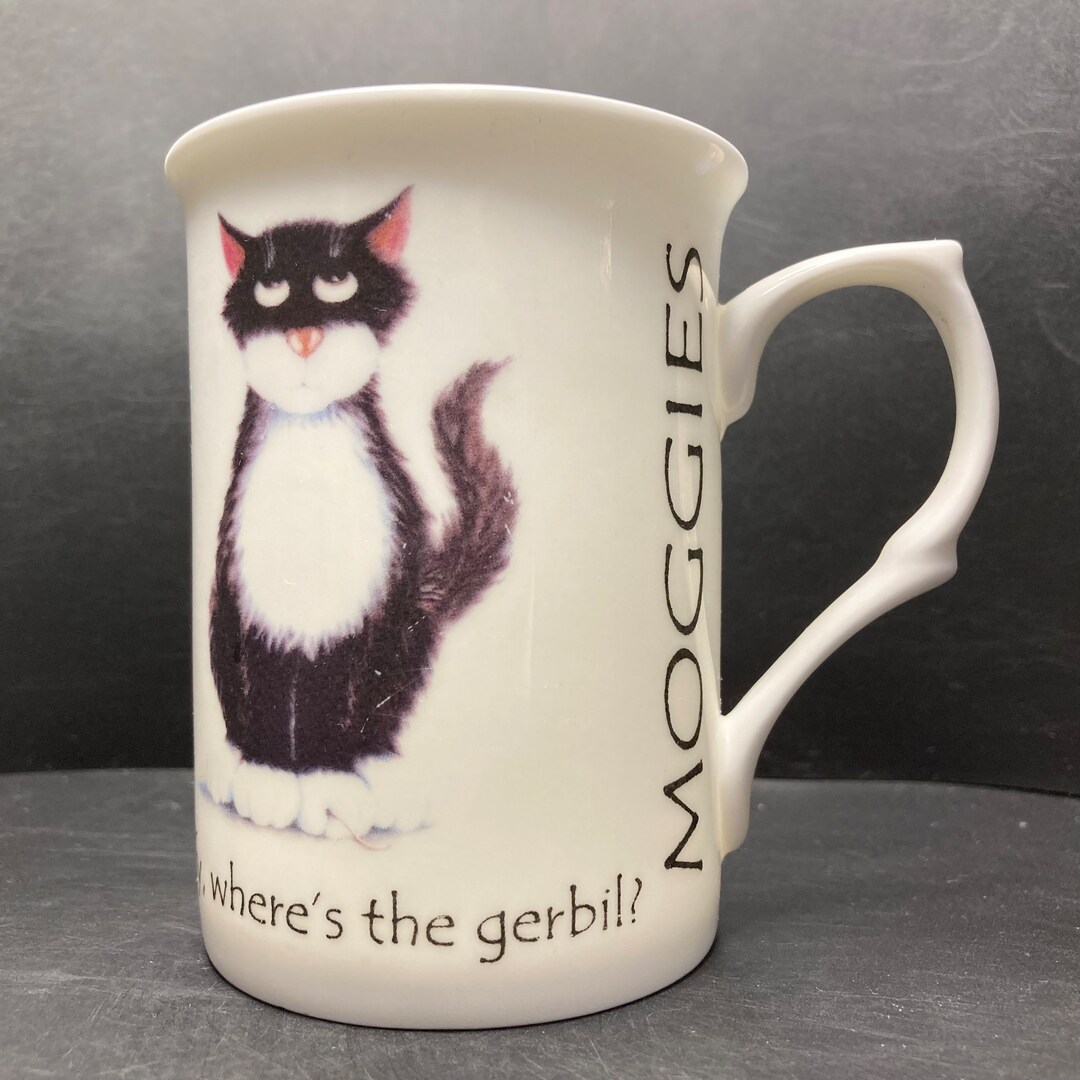 Vintage Grove China Moggies Fluffy Where’s the Gerbil? Life is Never ...