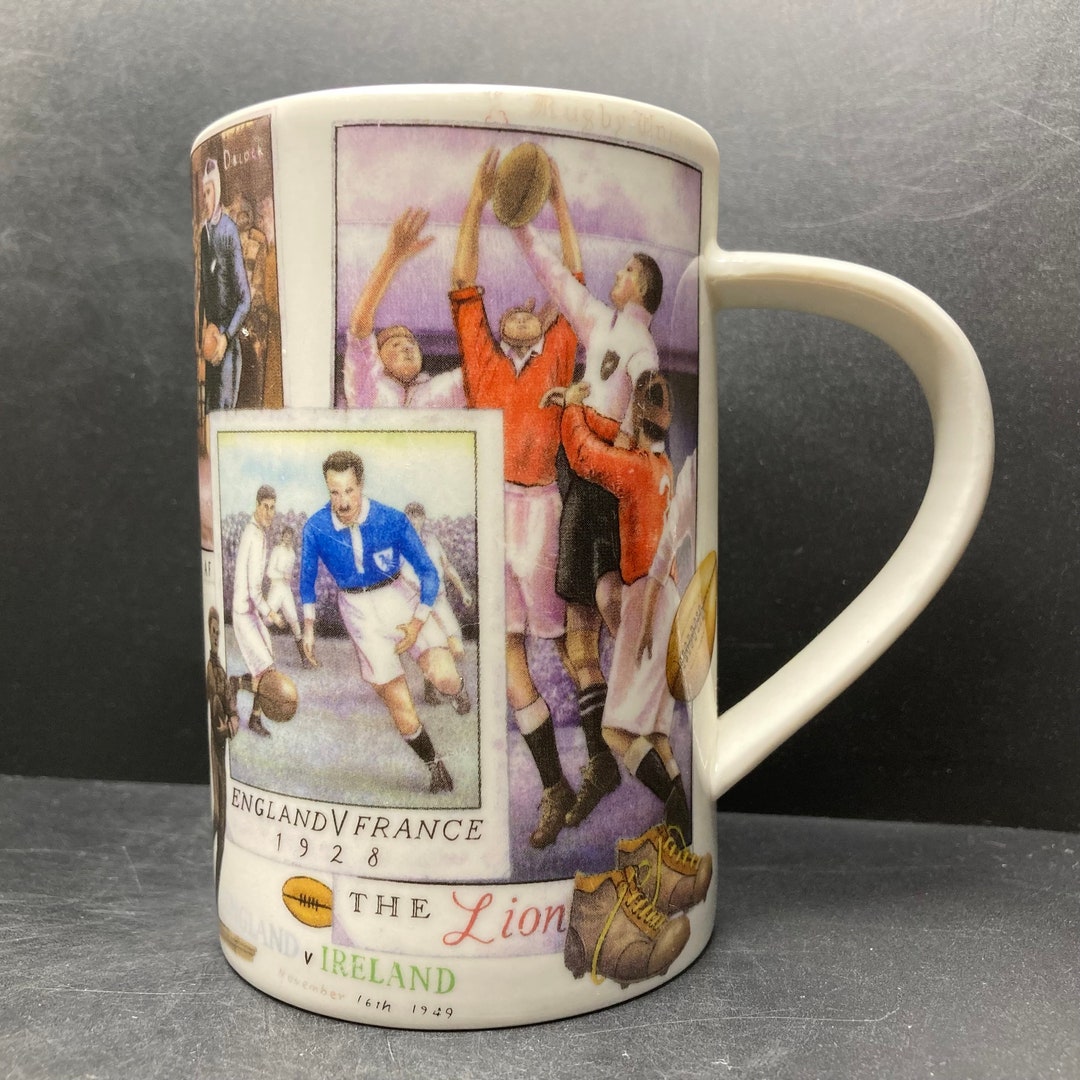Vintage Dunoon Sporting Classics Rugby Union Stoneware Mug Richard ...