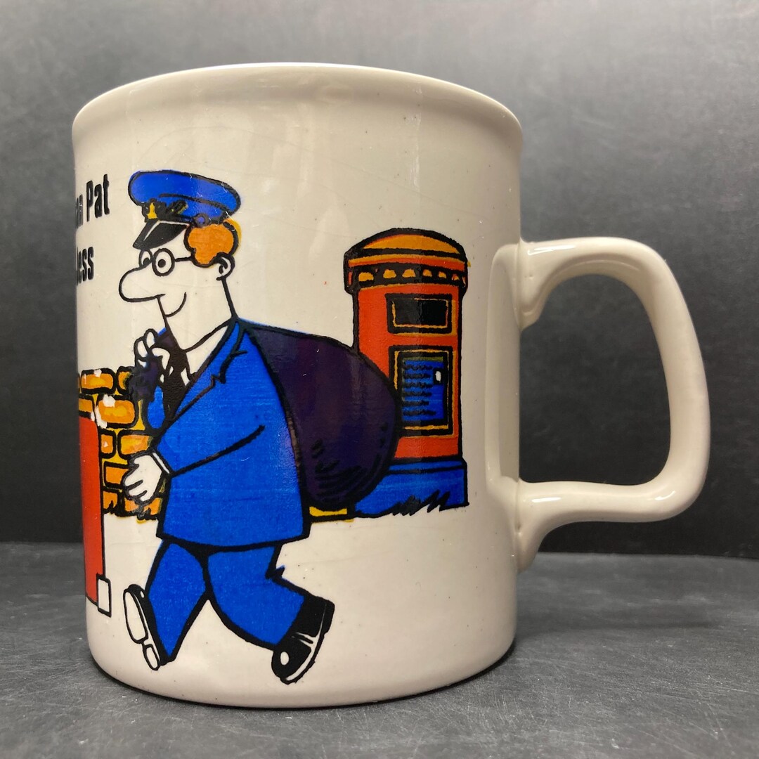Vintage 1982 Postman Pat and Jess Ceramic Mug Woodland Animation ...