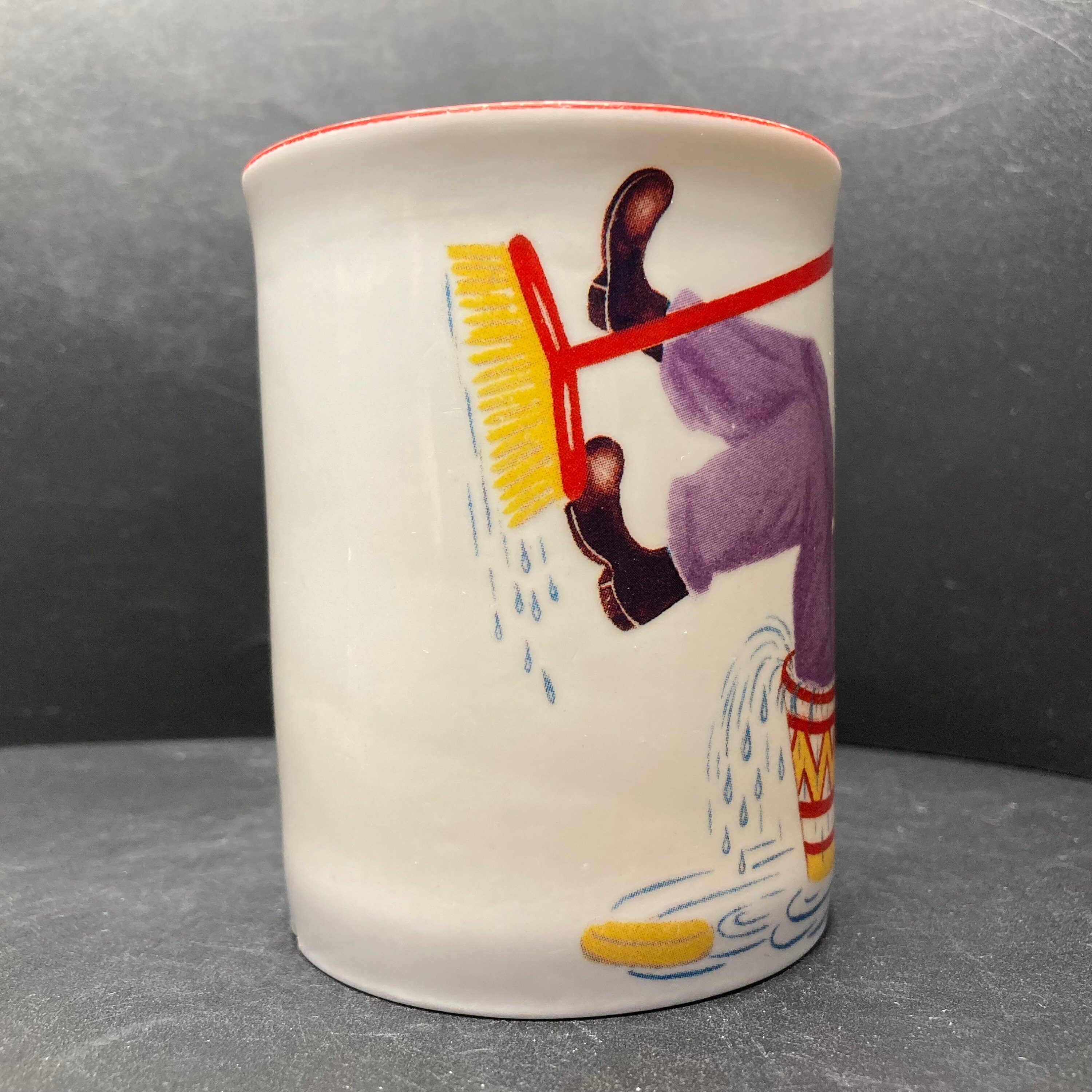 Vintage Roy Kirkham Big Top Clown in Bucket Fine Bone China Mug Made in ...