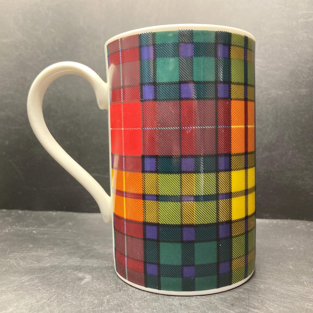 Vintage Dunoon Buchanan Tartan Stoneware Mug Made in Scotland - Etsy