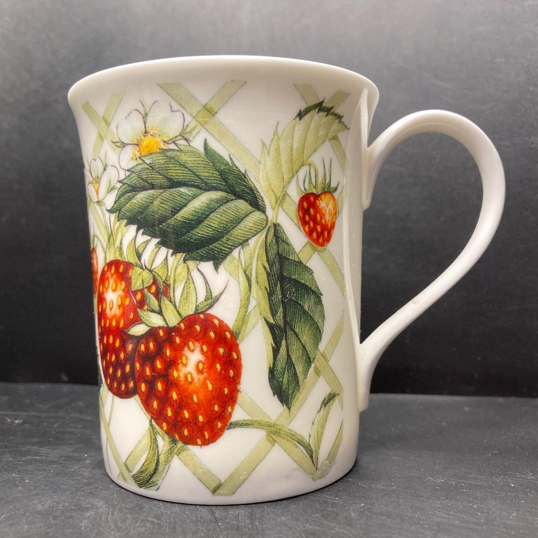 Vintage the National Trust Trellis & Fruit Strawberries Gooseberries ...