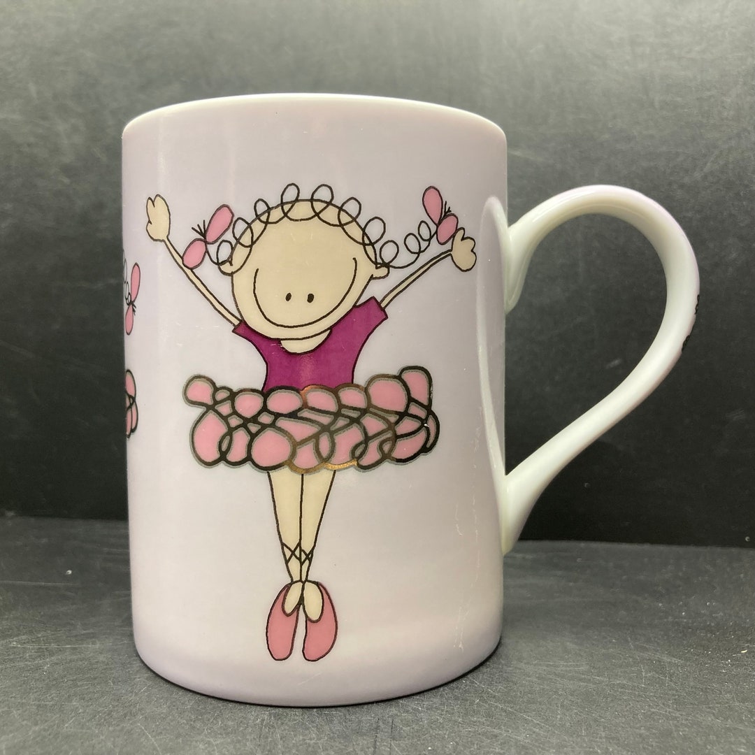 Vintage Whittard of Chelsea Ballerina Fine Porcelain Mug Jennie Davies ...