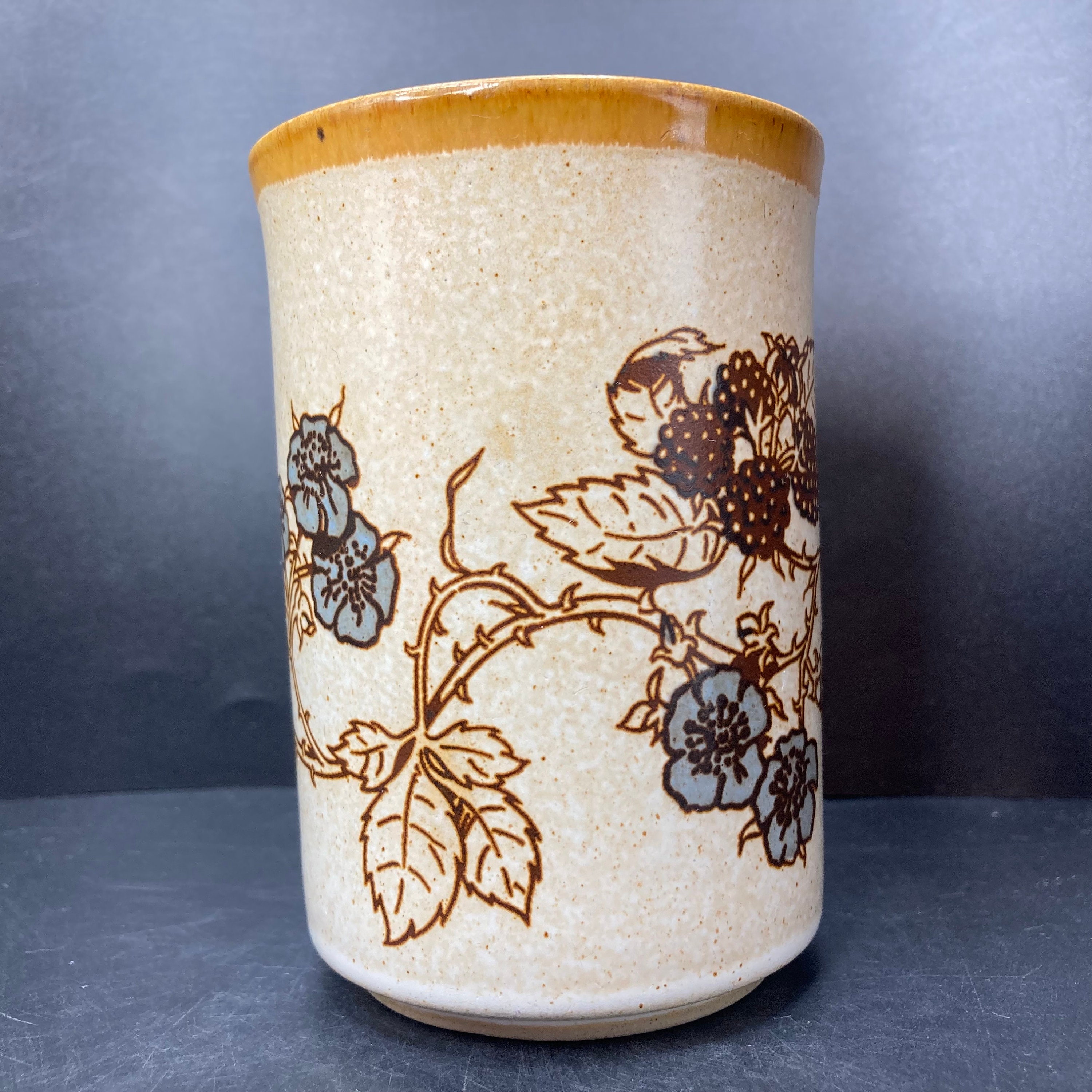 Vintage Ashdale Pottery Products Blackberries Bramble Stoneware Mug ...