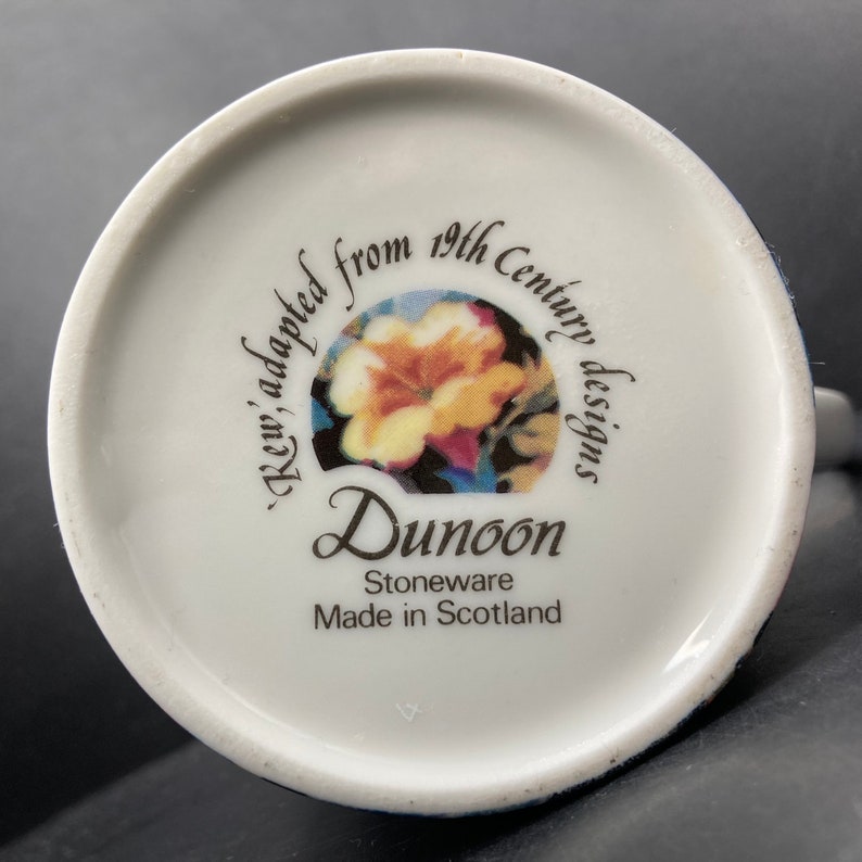 Vintage Dunoon Kew Adapted From 19th Century Designs Stoneware Mug Made ...