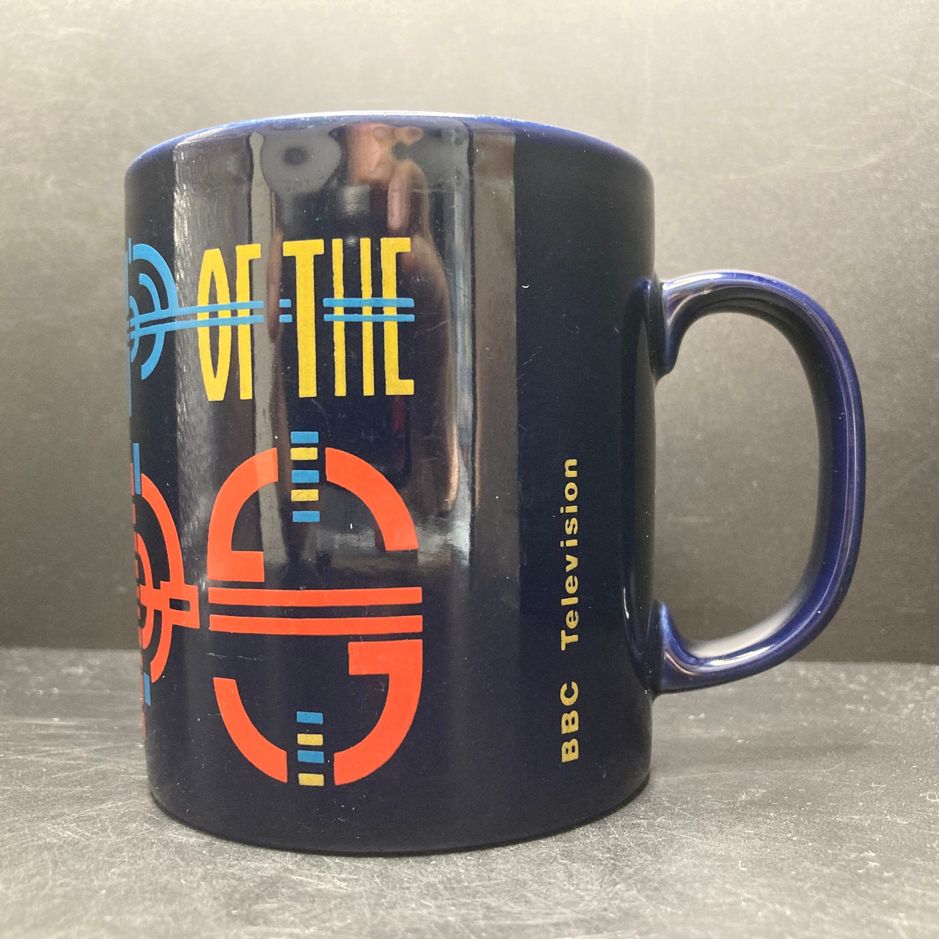 Vintage BBC Television Top of the Pops Ceramic Mug Coloroll England ...