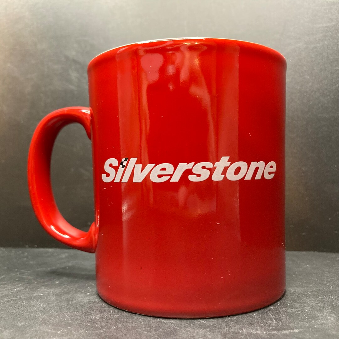 Vintage Silverstone Racecourse Northamptonshire Red Ceramic Mug ...