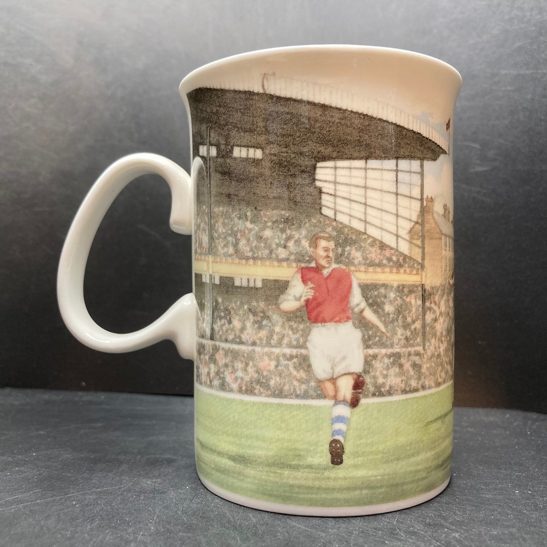 Vintage Football Nostalgia Gunners Shoot Down City 1952-53 Fine Bone ...