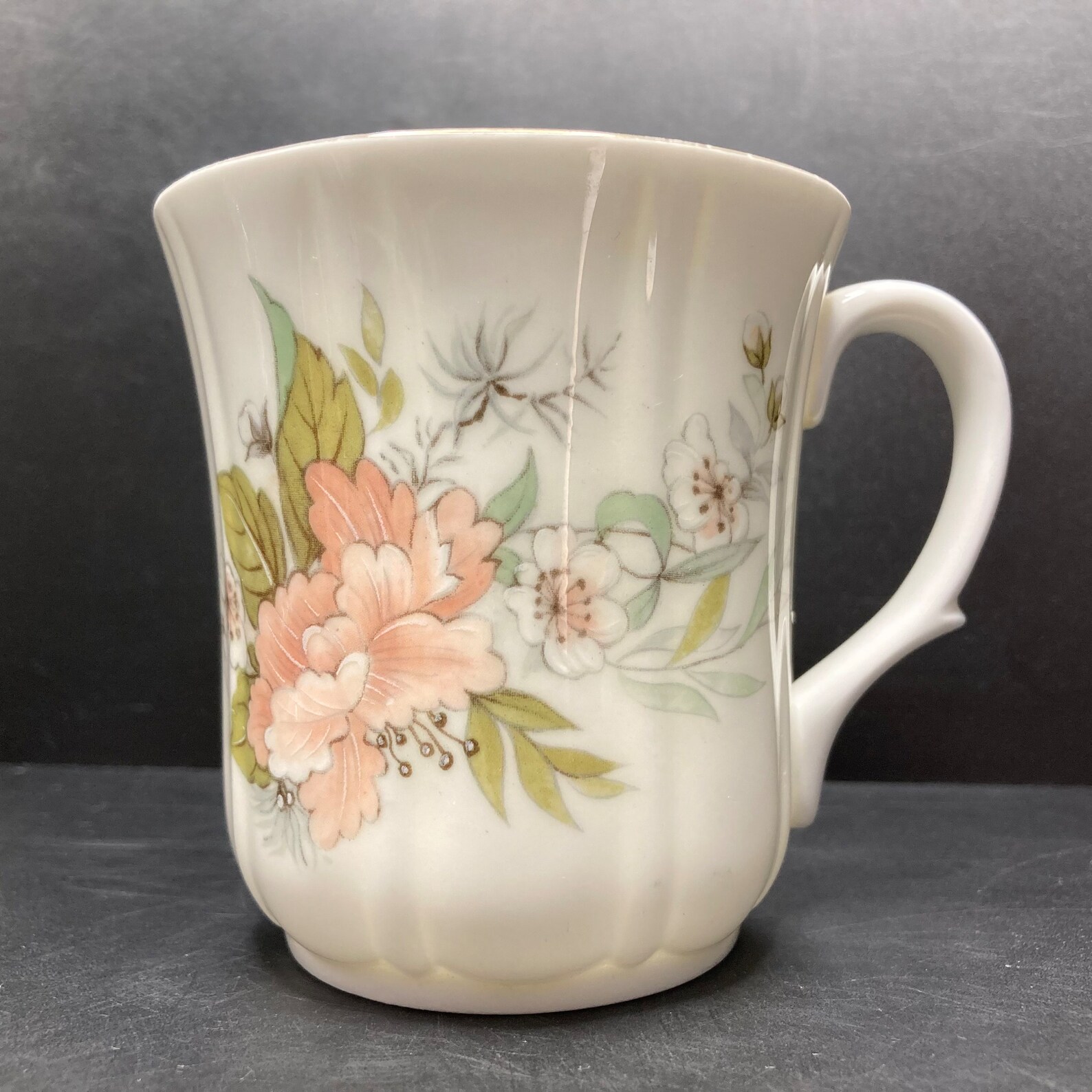 Vintage Fenton China Company Rose & Dog Roses English Bone China Mug - Etsy