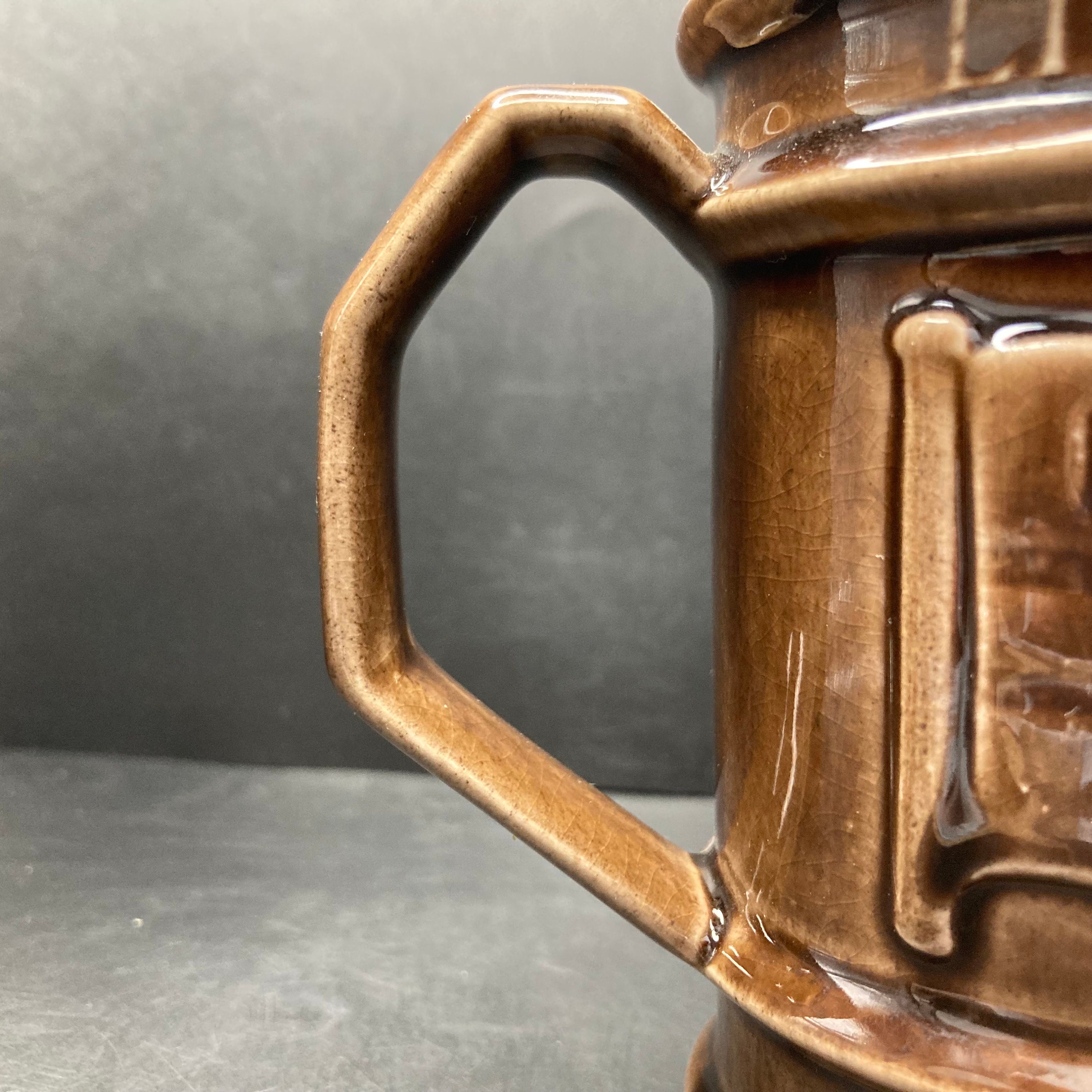 Vintage Holkham RNLI Solent Life-boat Service Contoured Brown Ceramic ...