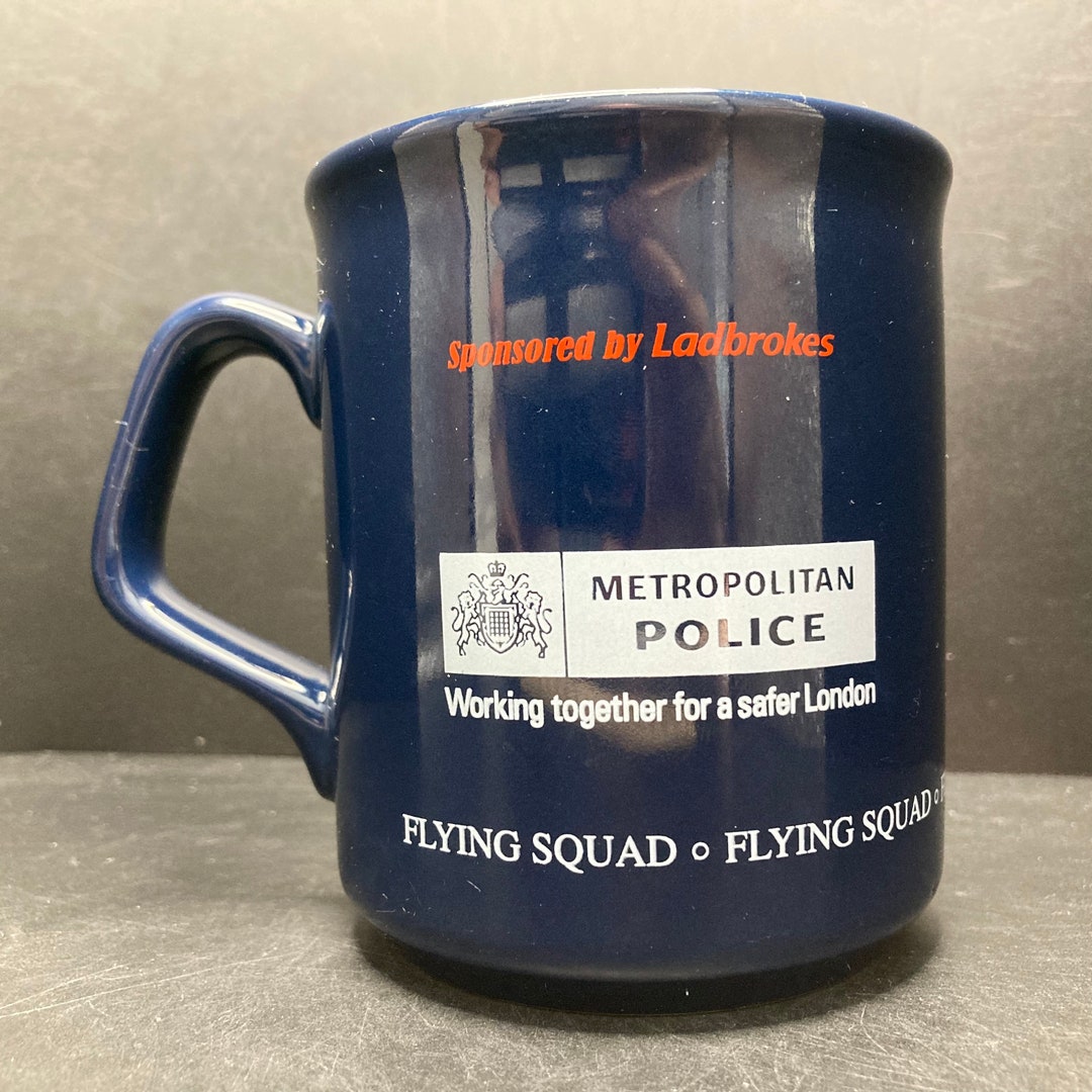 Vintage Metropolitan Police Flying Squad Sponsored by Ladbrokes Dark ...