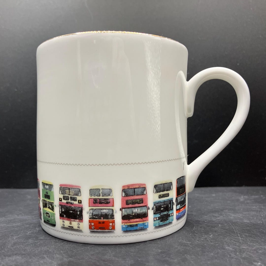 Vintage 2001 Royal Mail Buses Ist Class Stamp Design Fine Bone China ...