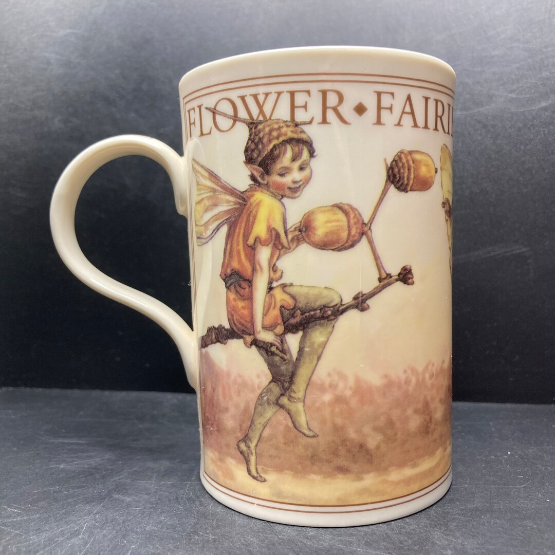 Vintage 1997 Flower Fairies of the Autumn Bone China Mug Wren - Etsy
