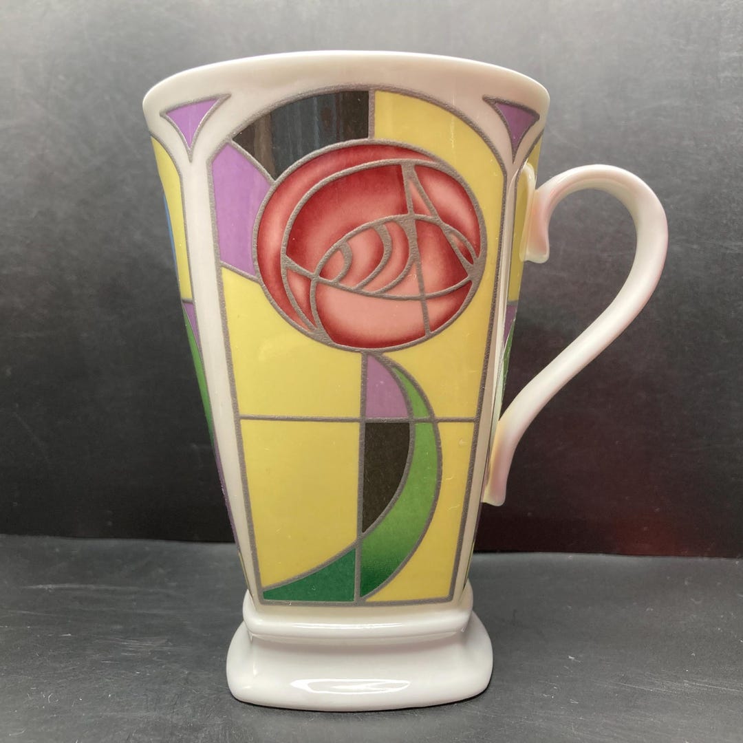 Vintage Sutherland Mackintosh Embossed Fine Bone China Faceted & Footed ...