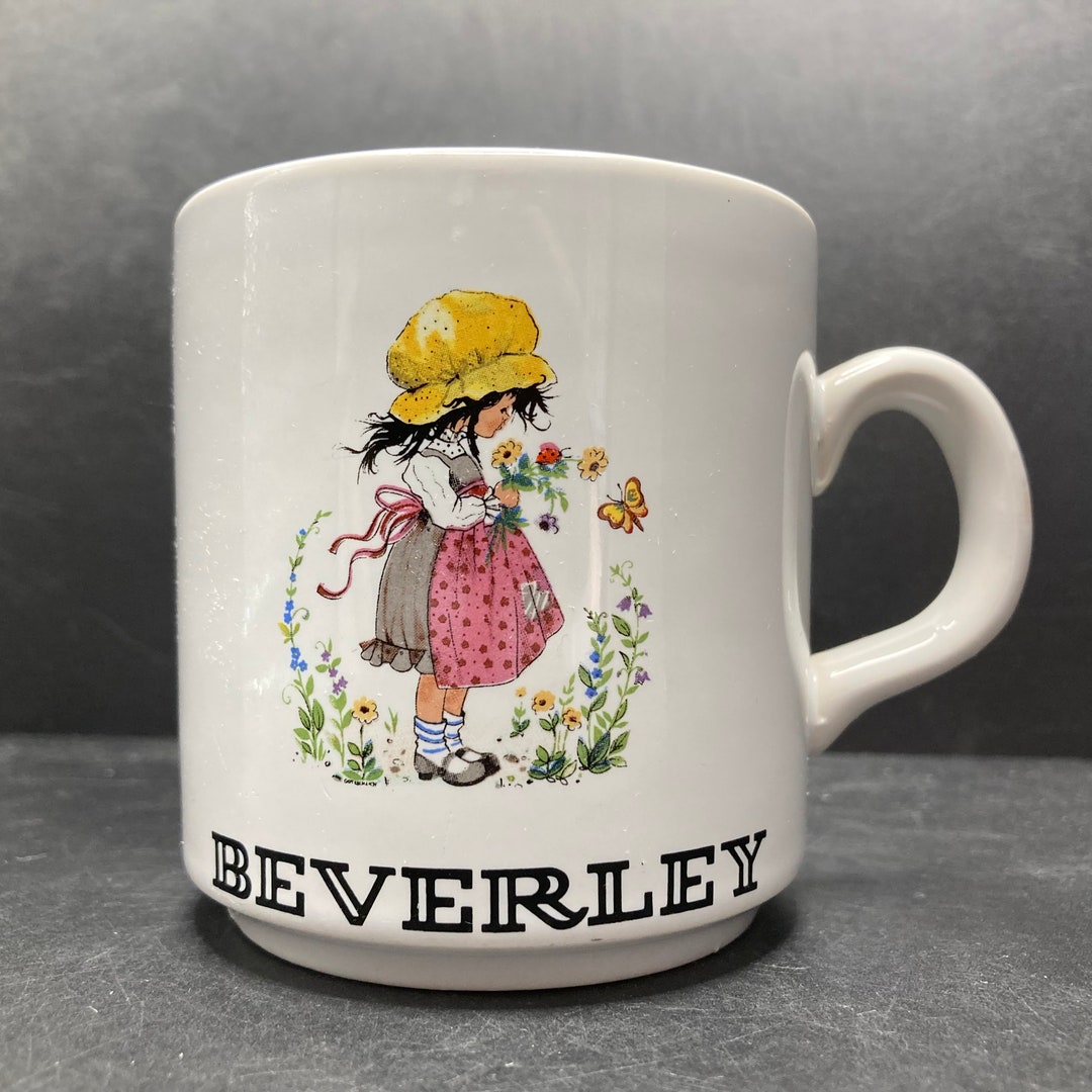 Vintage Beverley Girls Name Childs Size Small Ceramic Mug Made in ...